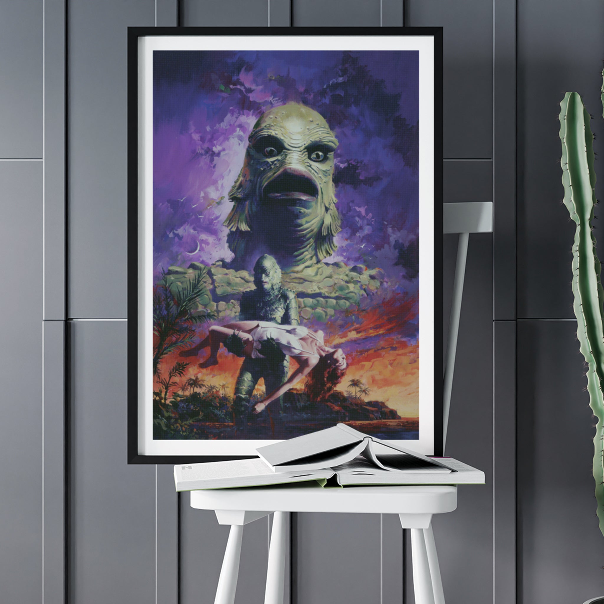 Creature 2004 50th Anniversary Print – Vincent Di Fate Art